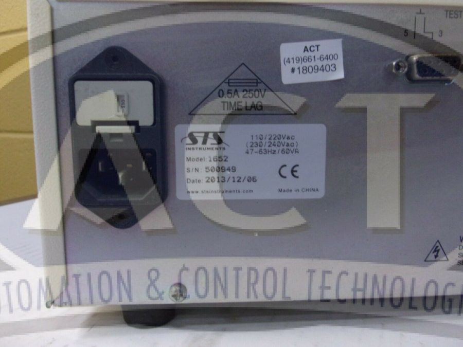 STS Battery Element Tester 1652 *REFURBISHED* | ACT Repair